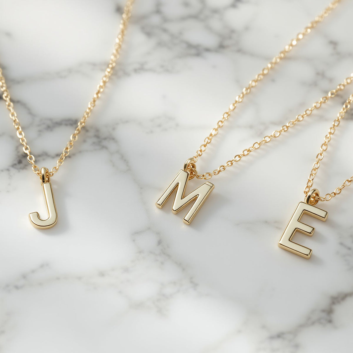 Multiple Initial Necklace: Best Styles & How to Stack Them – AJLuxe