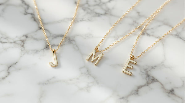 Multiple Initial Necklace: Best Styles & How to Stack Them – AJLuxe